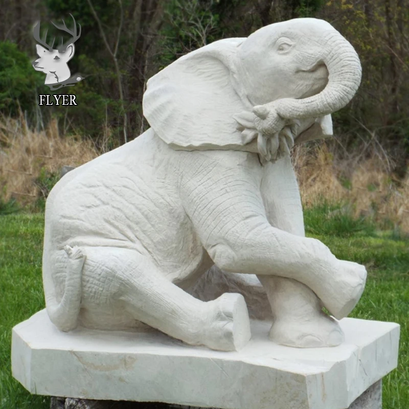Hand Carving Life Size Marble Animals Elephant Statue - Buy Marble ...