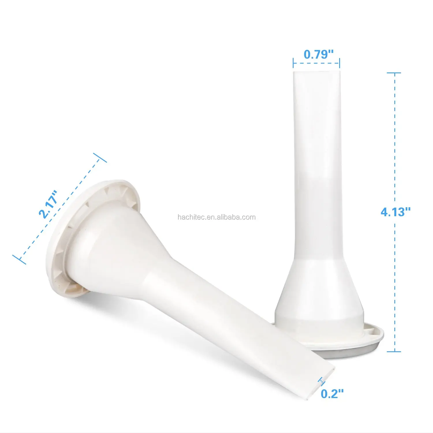 Caulk Gun Nozzles for Sausage Caulk Gun - Flat Mouth Tips, 16-Pack ...