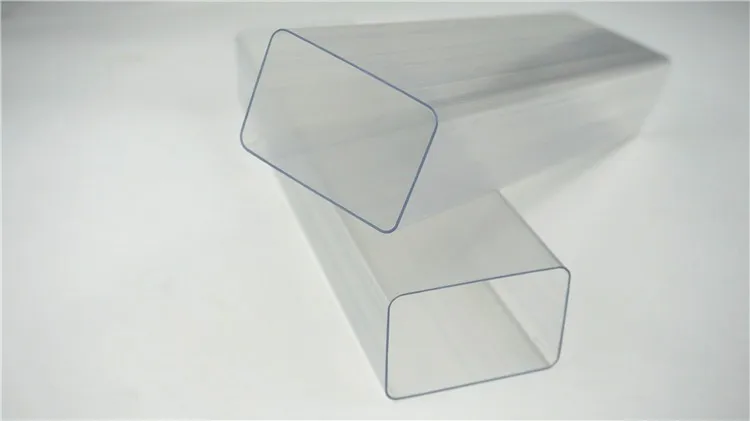 Plastic Packing Tube Rectangular Empty Hard Clear Pvc Ic Pipe Tube ...
