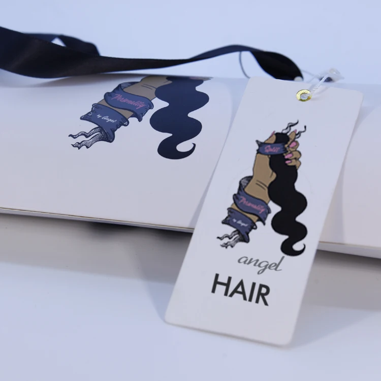 Cheap Custom Printed Label Care Hair Extension Packaging Tags - Buy ...