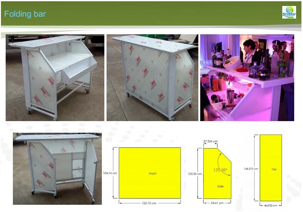 Smart Bar Counter Mobile Bar Counter With Led Folding Bar - Buy Smart ...