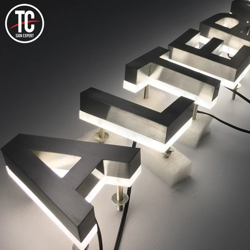 Back Light Acrylic Letters Sign - Buy Exterior Sign,Exterior Building ...