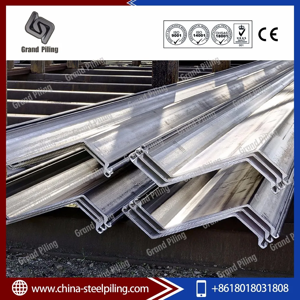 AZ27-800 AZ26 AZ24-700 Z Type Steel Sheet Pile - Durable & Versatile