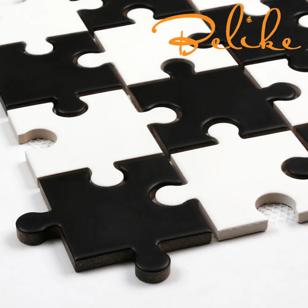 Porcelain Mosaic Tile Jigsaw Puzzles for Wall & Floor