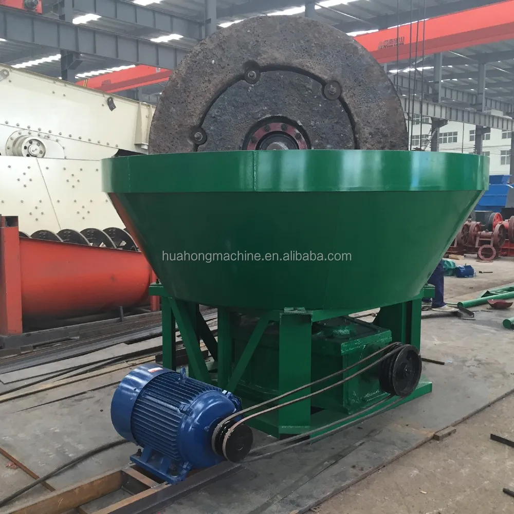 Wet Pan Mill / Stone Grinding Machine Gold Ore Mining Mills - Buy Wet ...