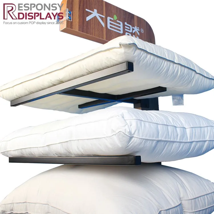 Creative Throw Pillow Display Racks - Customizable Designs