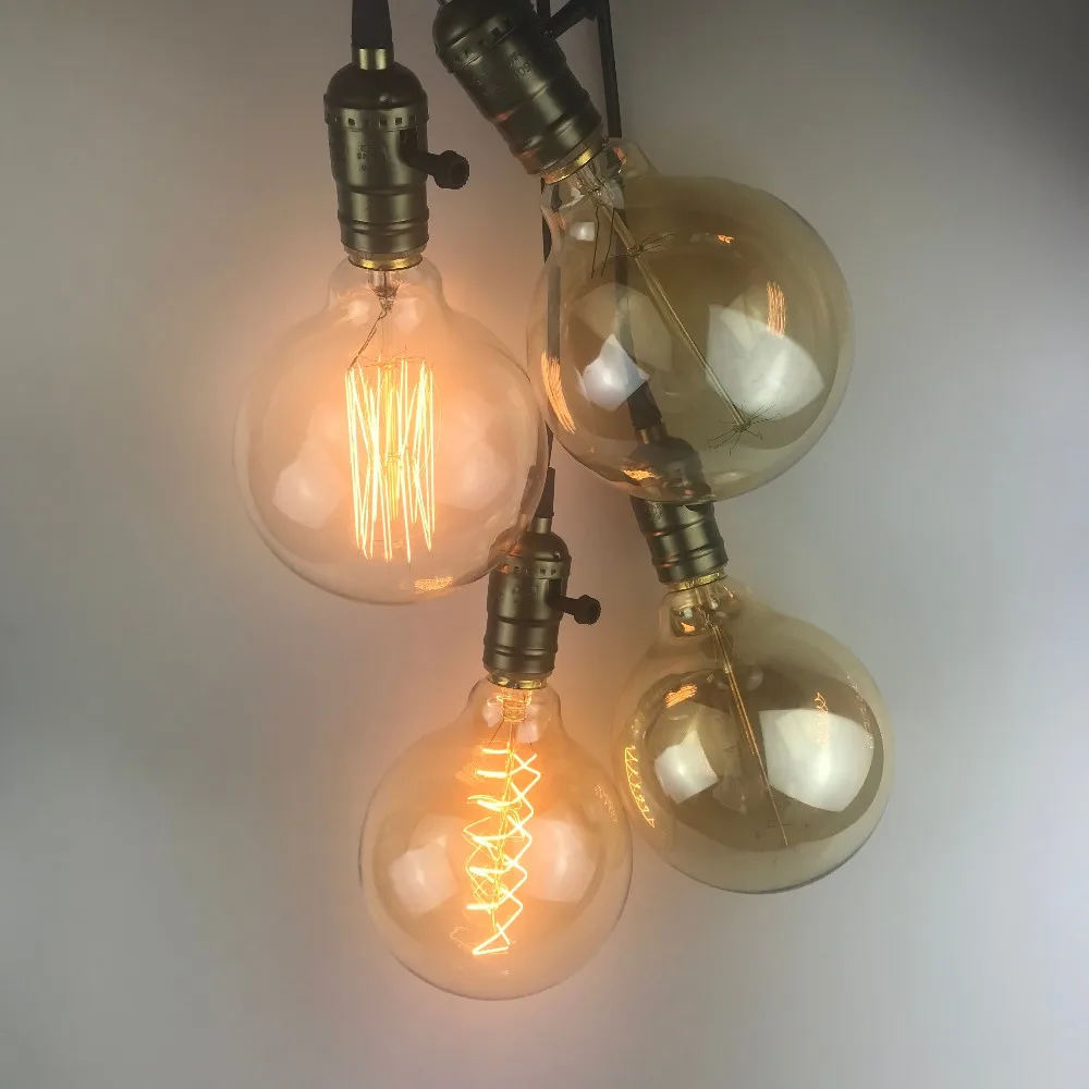 Vintage Decorative Filament Edison Lightbulbs E27 Retro Incandescent ...