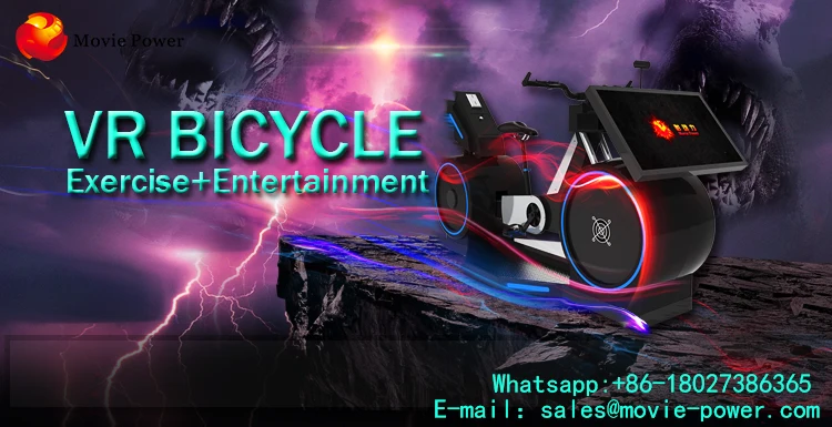 Wireless Vr Connection Bike Racing Simulator Machine Enjoy Gaming ...