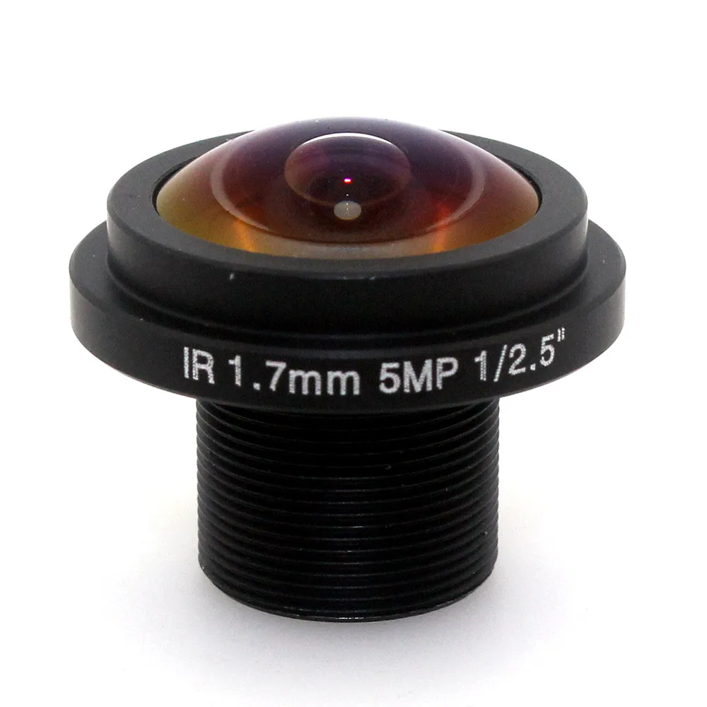 F2.0 1/2.5inch 5mp 1.44mm M12 Ir Fixed Iris Fisheye Lens For Cctv ...