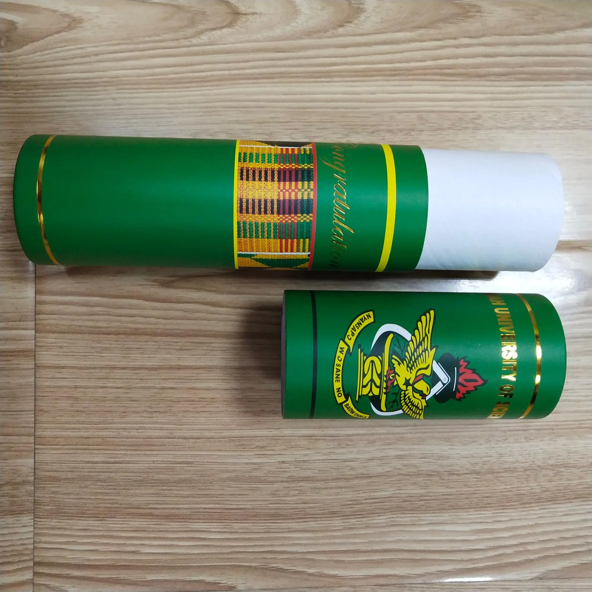 Eco-friendly Paper Tube Diploma Graduation Certificate Holder