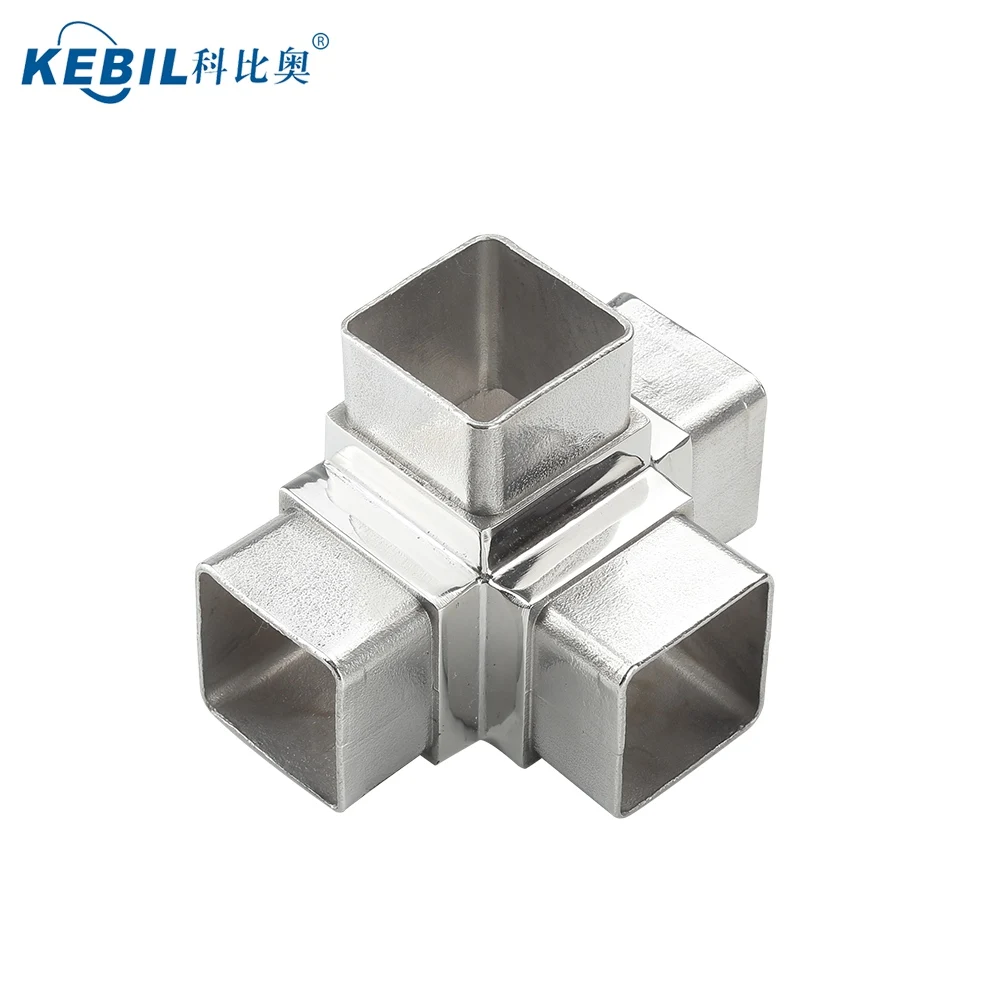 Stainless Steel Square Tube Connector / Square Tube Flush Joiner ...