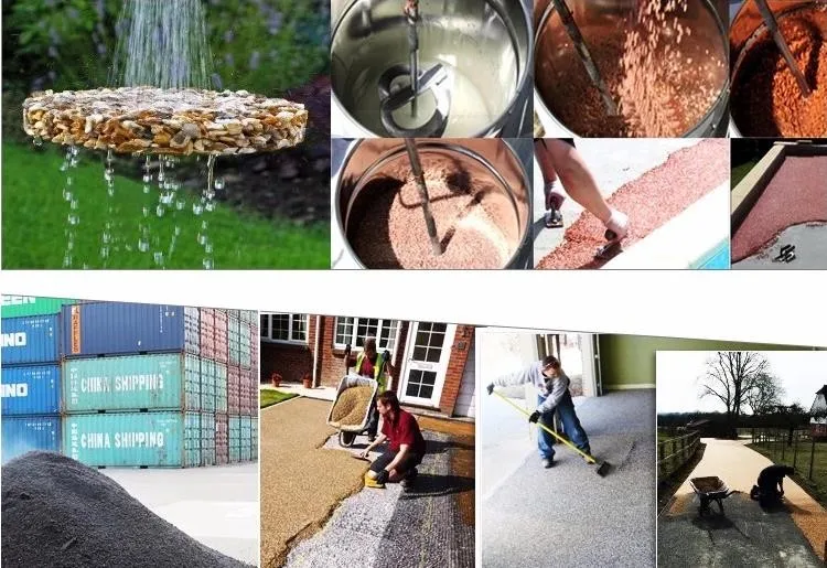 Clear High Bonding Liquid Epoxy Resin for Stone Pebble Marble