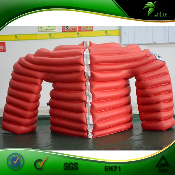 Giant Inflatable Clothes Model, Red Inflatable Down Jacket Promotion ...