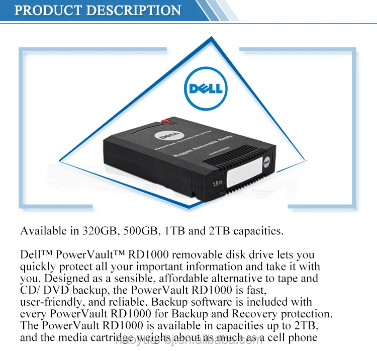 Powervault Rd1000 Removable Disk Storage Appliance For Dell - Buy Dell ...
