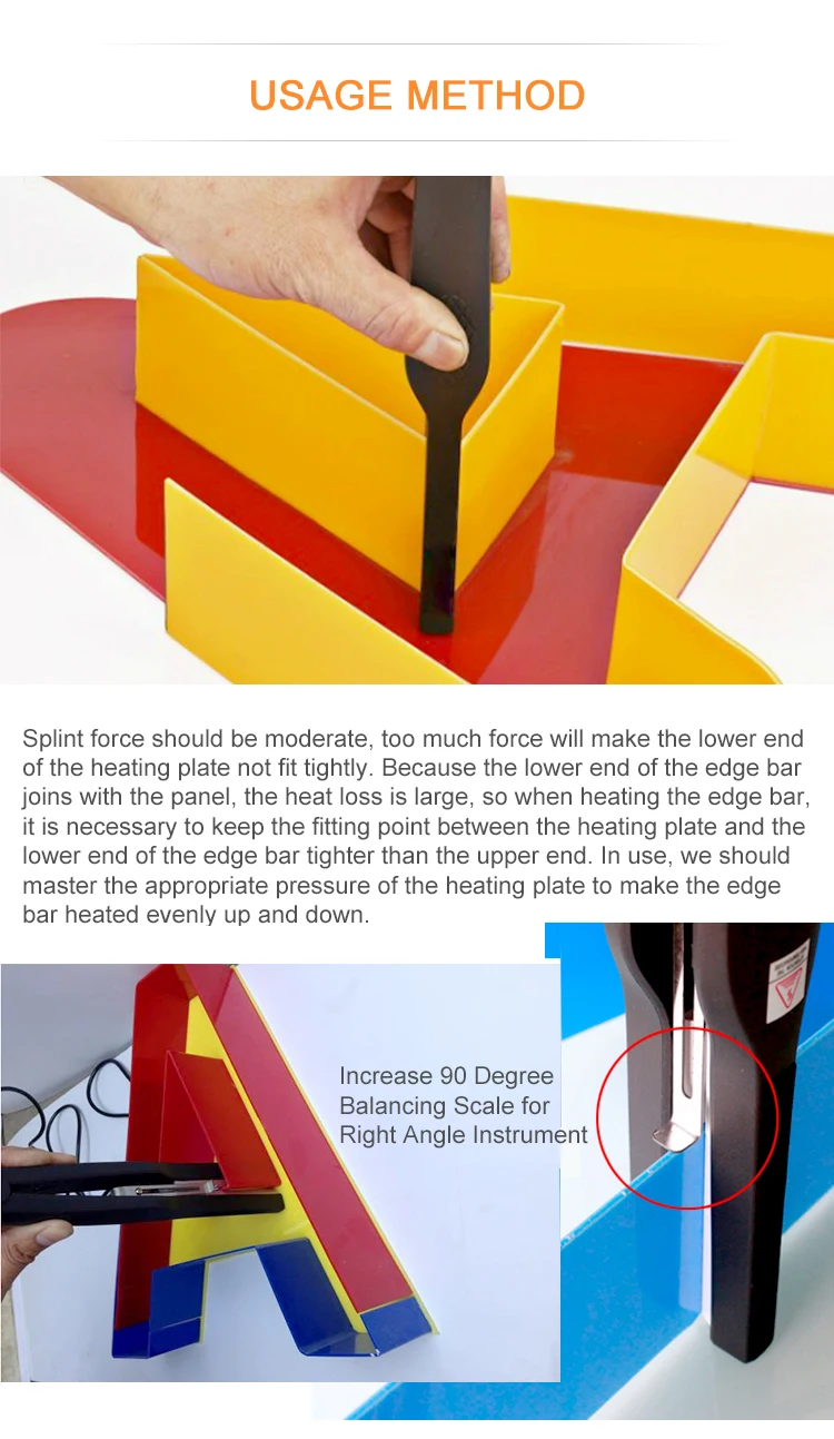Acrylic Angel Bending Tool - Manual Sign Channel Letter Making