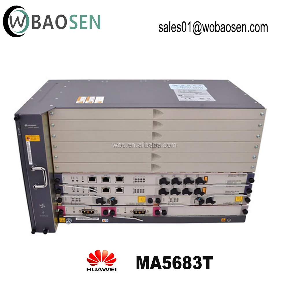 Huawei 16 Port Gpon 10g Epon Ftth Gepon Olt Smartax Ma5683t Olt With ...
