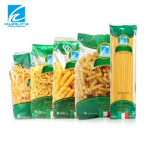 Custom Print Food Grade Spaghetti Pasta Packaging Pouch