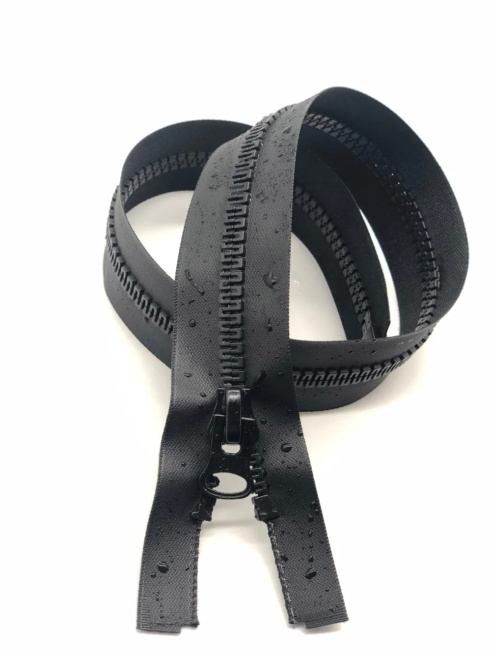 Large Size Plastic Waterproof Water Resistant Zipper With U Shape Teeth ...