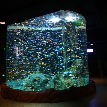 Large Round Acrylic Aquarium Fish Tank - Buy Acrylic Aquarium,Acrylic ...