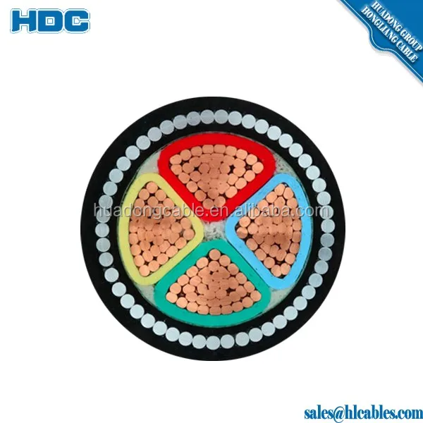 0.6/1kv Cu/xlpe/swa Sta/pvc 4c 185 Sqmm Armored Flame Retardant Cable Iec 60502-1 Industrial ...