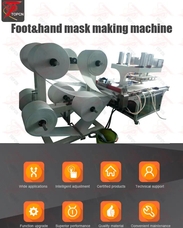Nonwoven Pe Automatic Glove Foot Hand Mask Making Machine - Buy Mask ...