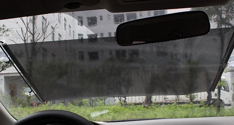45*125cm Black Dot Pop Up Car Windscreen Sun Shade Curtain For ...