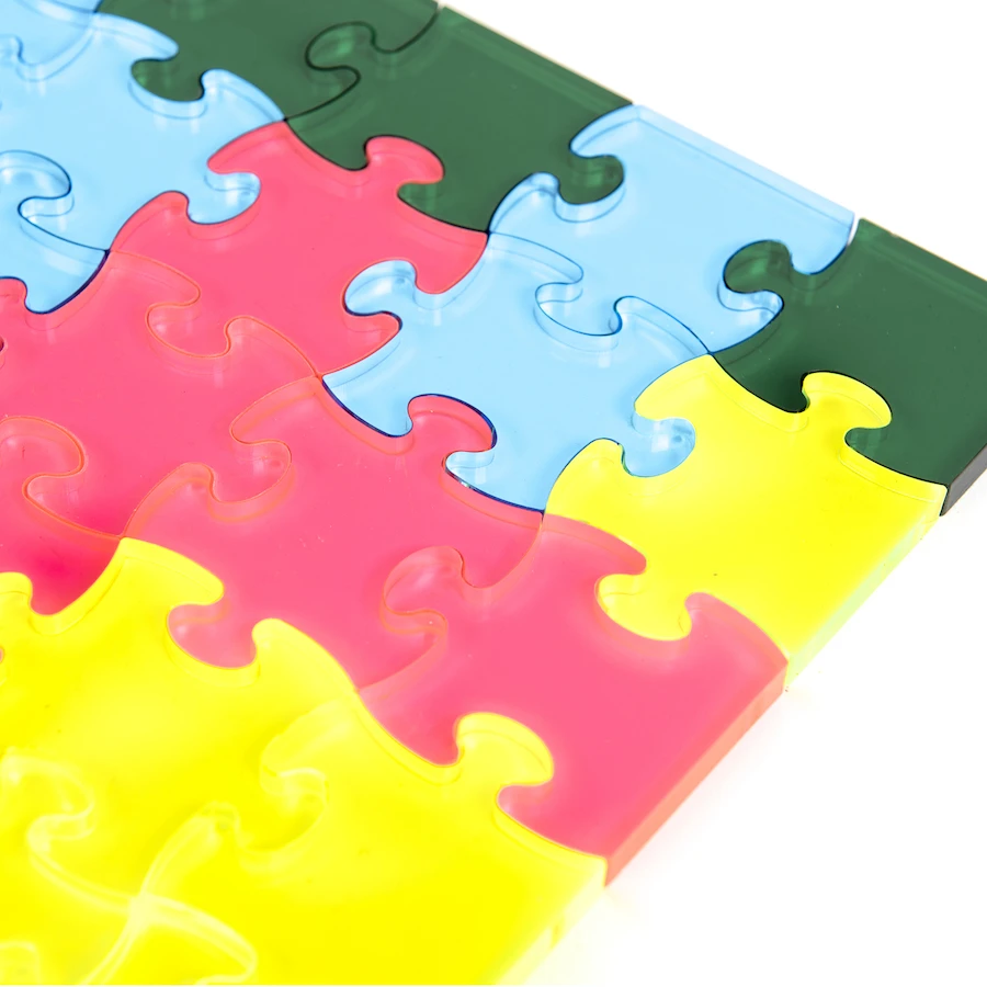 Custom Laser Cut Acrylic Color Puzzle Explore Color Puzzle - Buy Custom ...