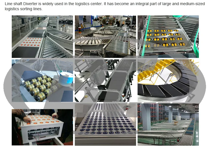 Line Shaft Diverter Sorting Module for Conveying Machines