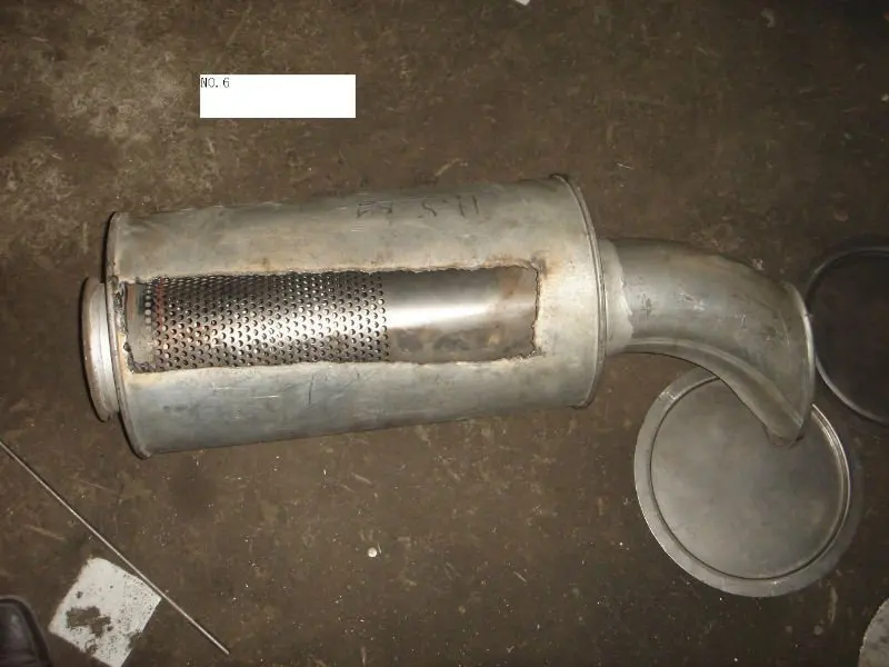 Exhaust Muffler For Volvo 1676499,3183953 - Buy Volvo Muffler Silencer ...