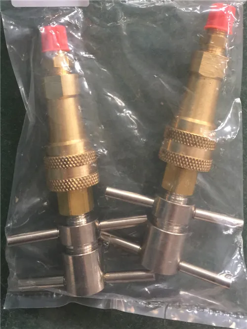 Rotate Adjustable Brass Refrigeration Quick Coupler Connector For Air ...