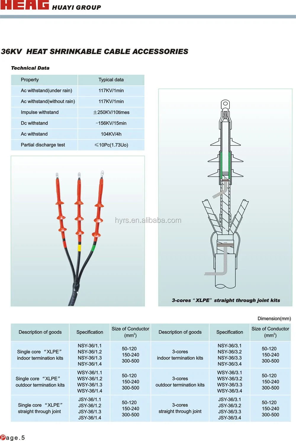 36kv High Voltage Outdoor Termination Kits On Sale - Buy Heat ...