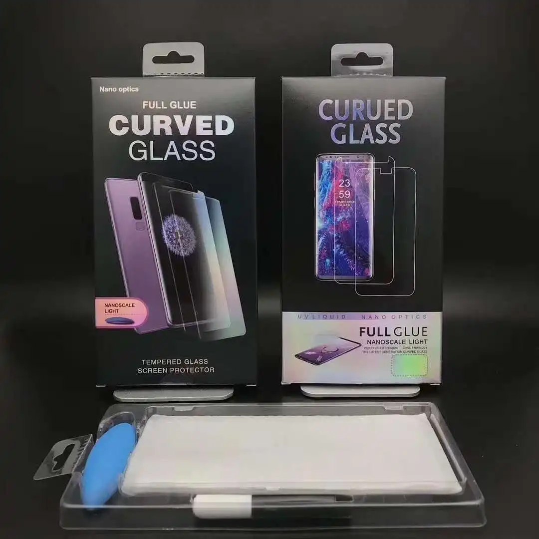 Uv Liquid Tempered Glass For Samsung Note 9 Uv Lamp Qulid Screen ...