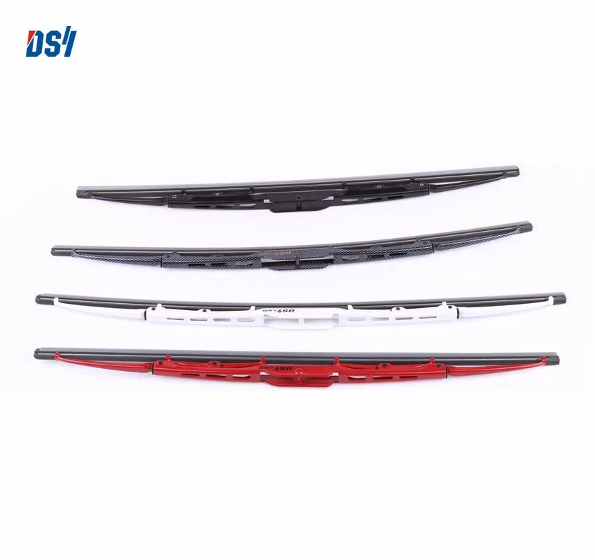 Chromed Dsy 100 Acclaimed Metal Frame Windshield Color Wiper Blades For ...