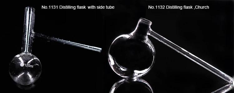 Laboratory Borosilicate Glass Engler Distillation Flask
