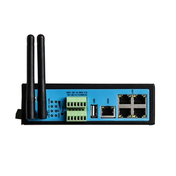 Din Rail 4g Lte Modem Industrial Ethernet Vpn Switch Dual Sim Iot ...