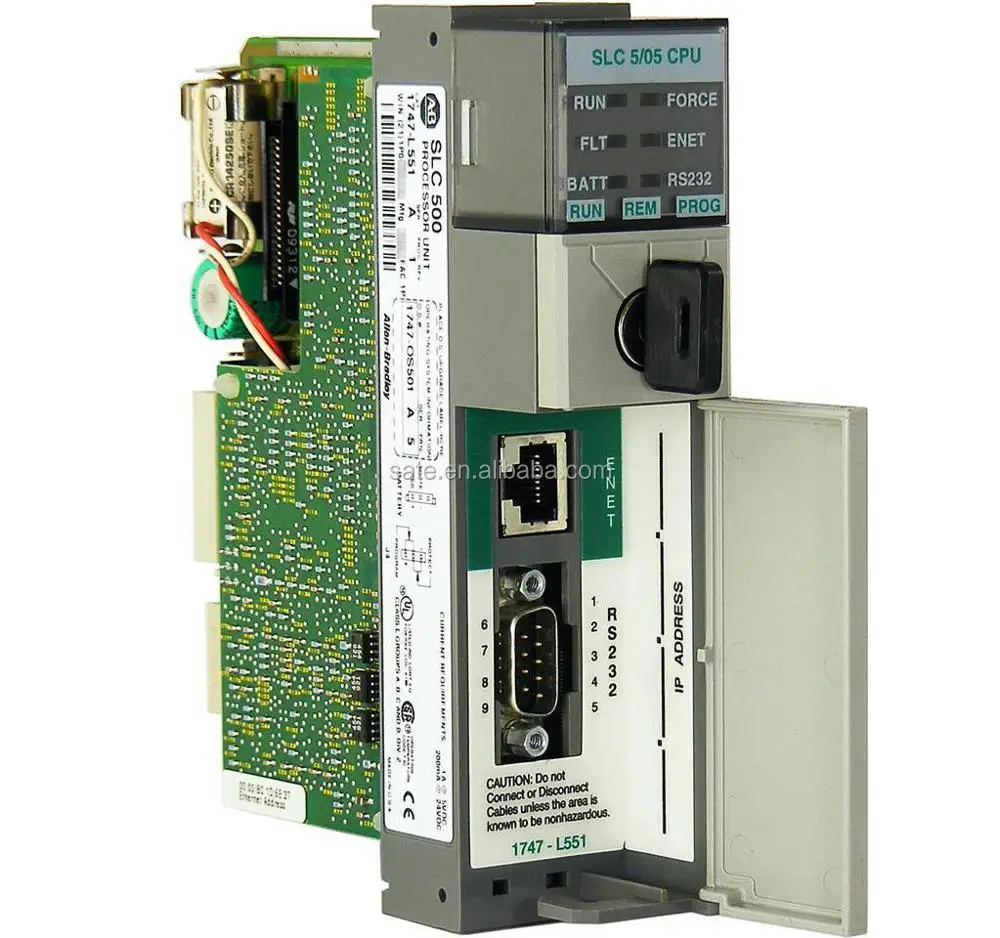 Ab Plc 1747-l553 Allen Bradley Slc500 System Ethernet Processor Module ...