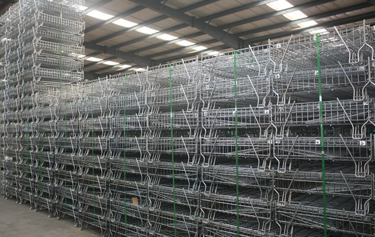 Galvanized Warehouse Storage Wire Shelf Flexible Dividers