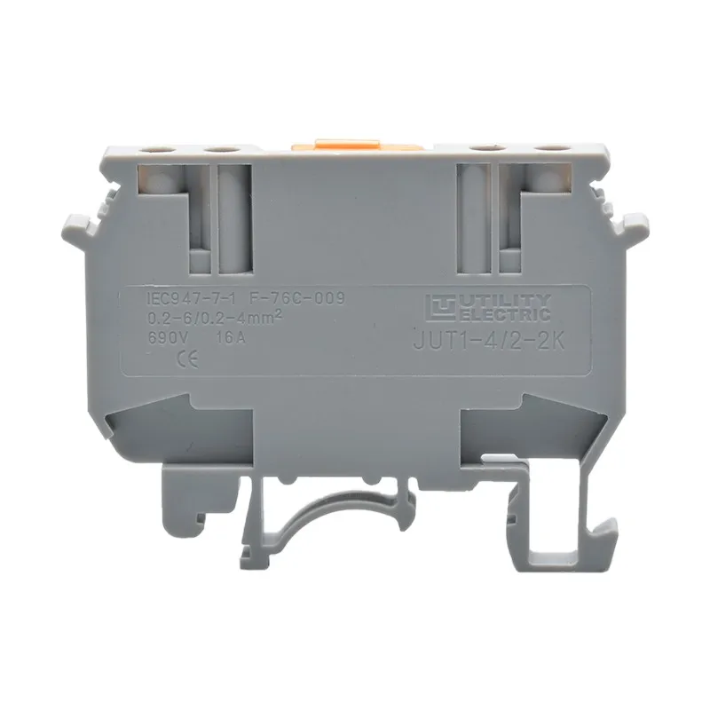 Screw Type Pa66 Copper Conduct Switch Type Wiring Terminal Blocks Din ...