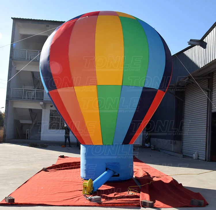 Rooftop Hot Air Balloon Shape Inflatable Cold Air Balloon