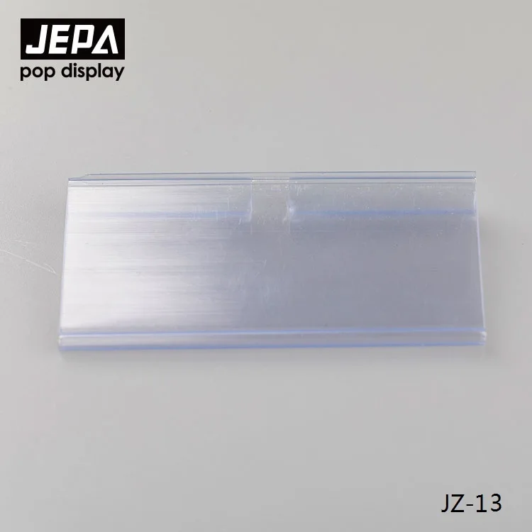 Custom Free Sample Supermarket Plastic Ticket Holder For Wire Shelf ...