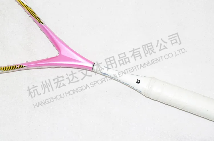 SMX980 PINK Squash Racket - Full Carbon, 140g, 83sq Inch