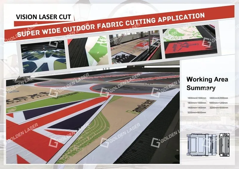 Automatic Flying Scan Polyester Banner Laser Cutting Machine With ...