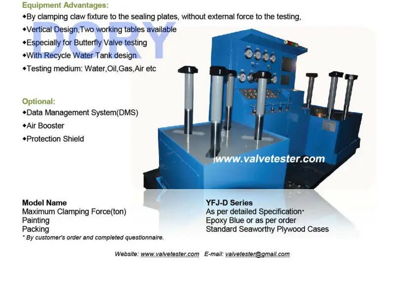 API598 Butterfly Valve Pressure Testing - ISO, CE Certified