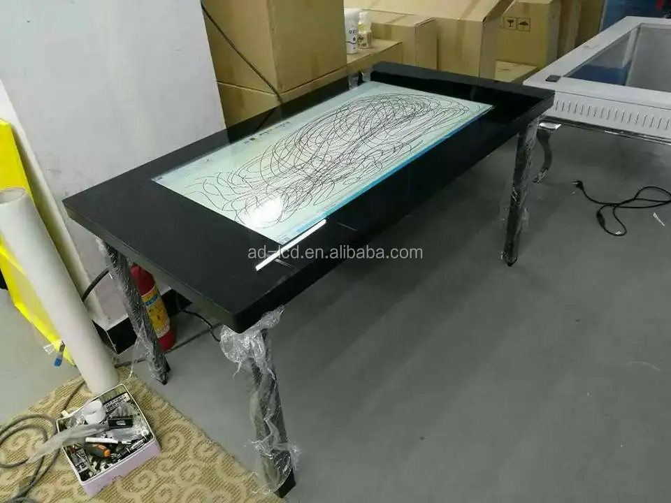 49" Lcd Multi Touch Screen Table Touch Table Kiosk - Buy Interactive ...