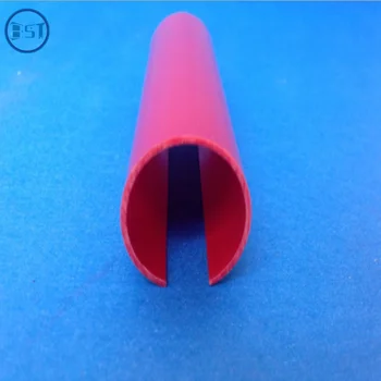 Extrusion C Shaped Tube/ Half Round Plastic Tube - Buy Half Round ...