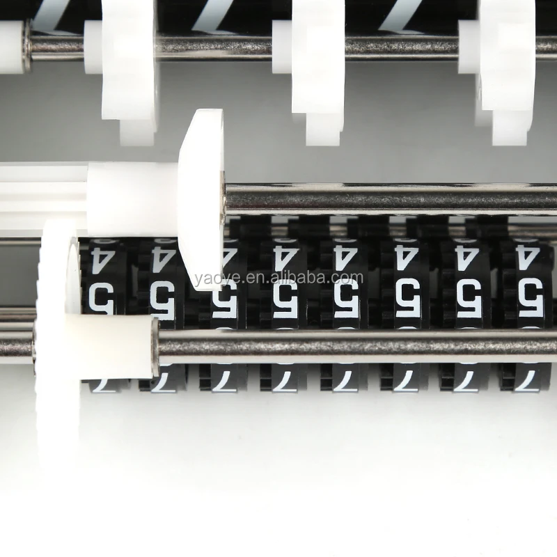 4 Digit Mechanical Counter Diesel Flow Meter Register Counter Totalizer ...