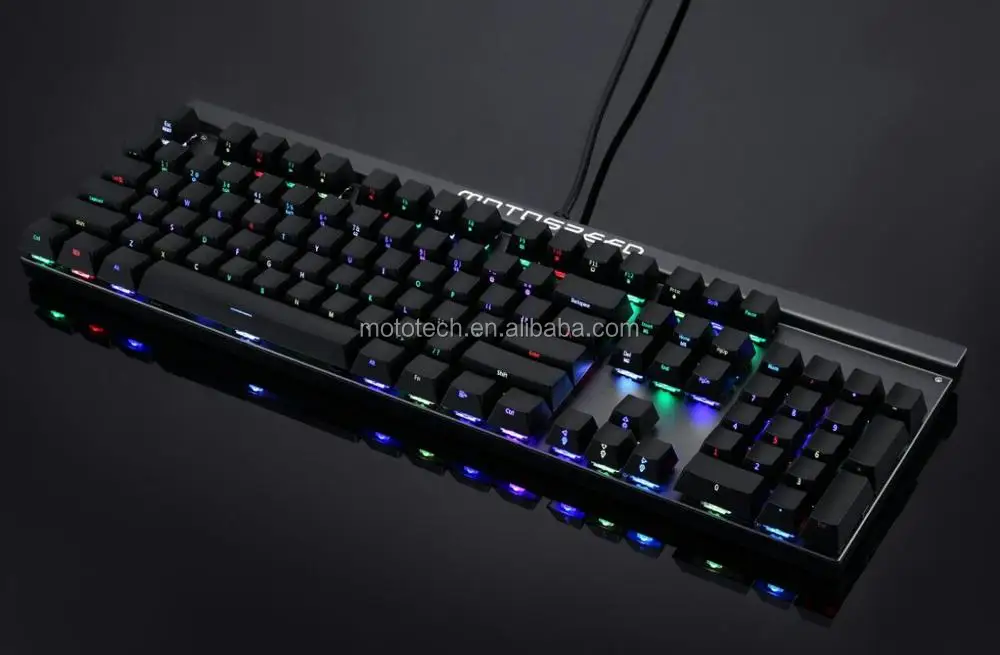 104 Keys RGB Backlit Wired Gaming Keyboard - Motospeed CK103RGB