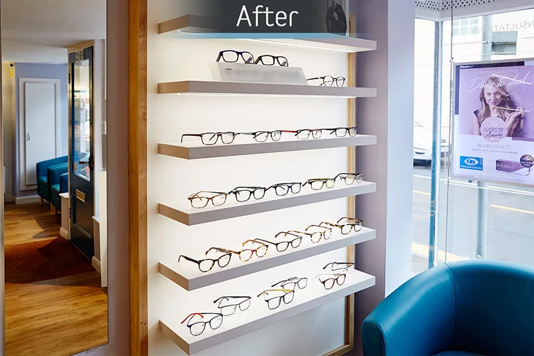 China Manufacturer Eyeglasses Store Display Shelf Furniture Design For ...