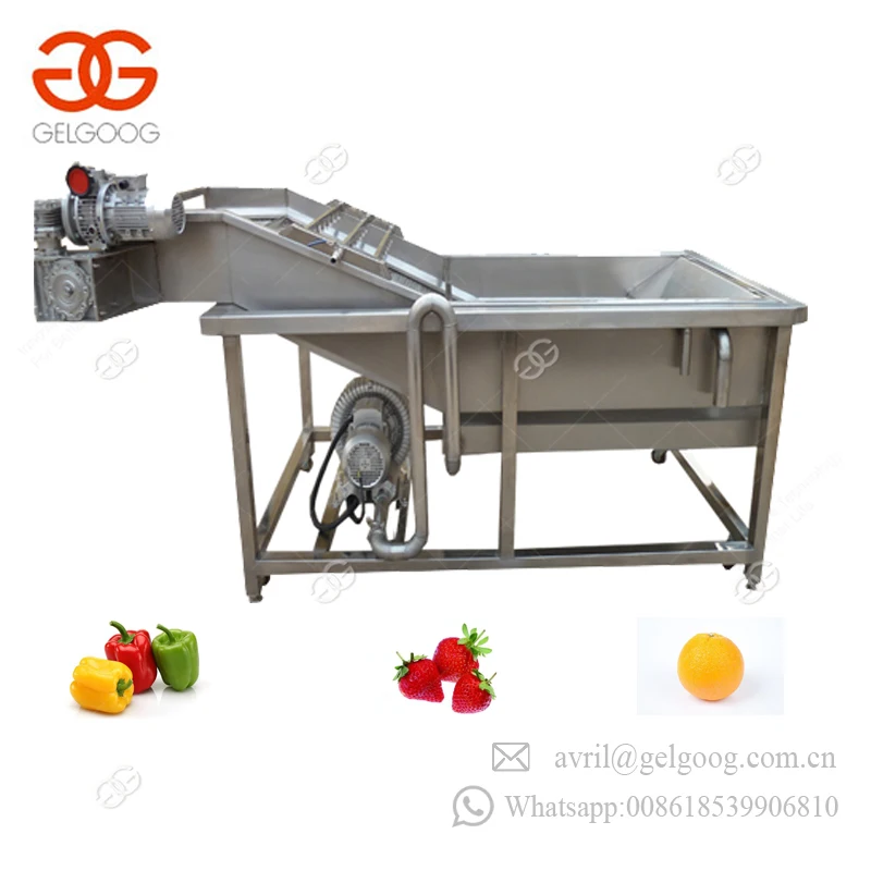 Air Bubble Leafy Vegetable Chili Strawberry Oranges Washing Equipment ...