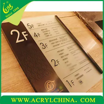 2013 Acrylic Floor Information Sign Board - Buy Guide Signs,Floor Sign ...
